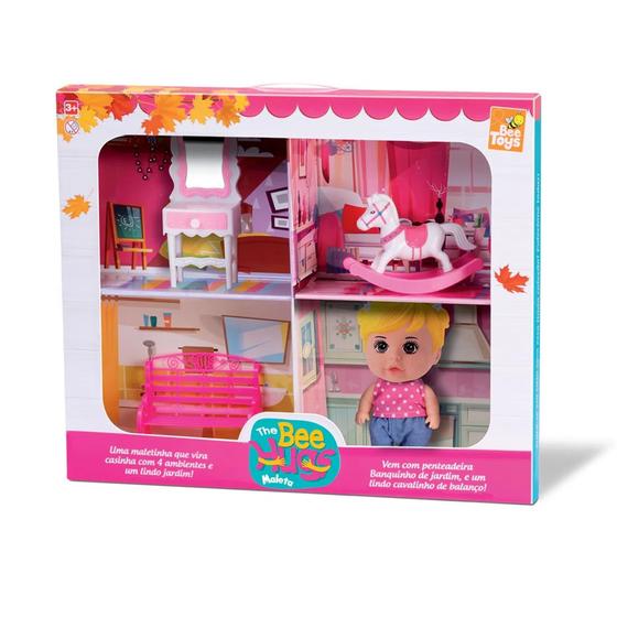 Boneca bee hugs maleta - 878 - Bee Toys - Bonecas - Magazine Luiza