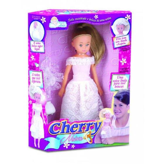 Boneca Cherry Noiva - Brinquedos Anjo - Bonecas - Magazine Luiza