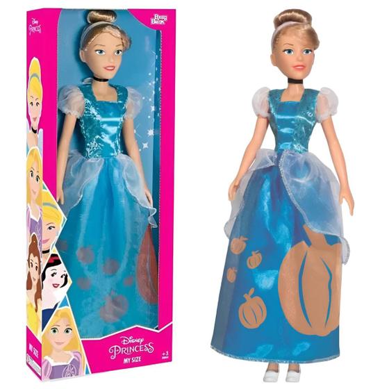 Boneca Cinderela Princesa Disney Original 55cm Grande Articulada Feita ...