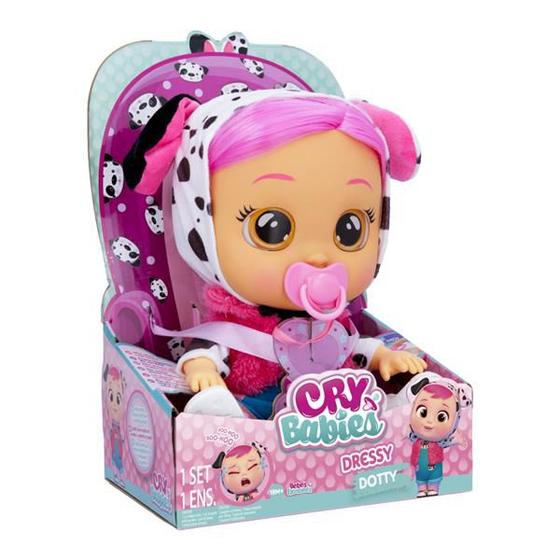 Boneca Cry Babies Dressy Dotty Multikids - Bonecas - Magazine Luiza