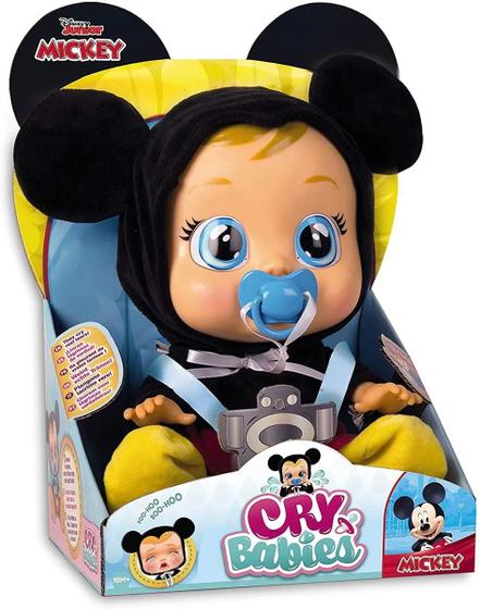 Boneca Cry Babies Mickey Mouse Multikids Baby - Br1419 - Bonecas ...