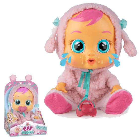 Boneca Crybabies Candy Poodle Choro Lágrimas de Verdade - Multikids ...