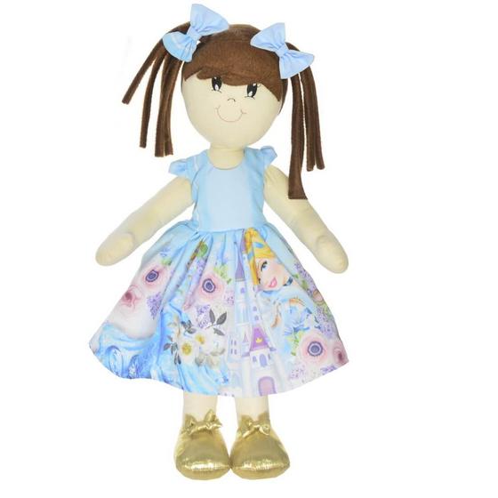 Boneca de Pano Mari com Roupa Tema Cinderela - Moderna Meninas ...