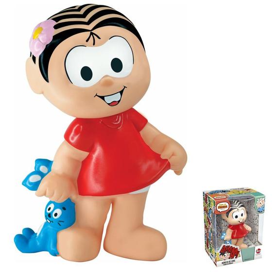 Boneca De Vinil Turma da Mônica Mônica com Sansão Original - Líder ...