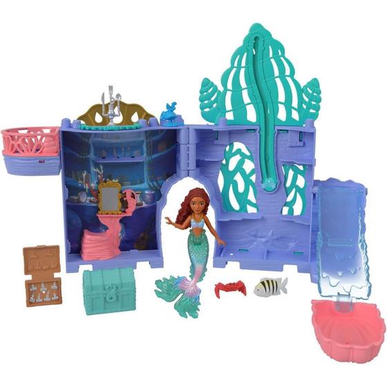 Boneca Disney LIT MERM Filme CONJ Gruta SECR - Mattel - Bonecas ...