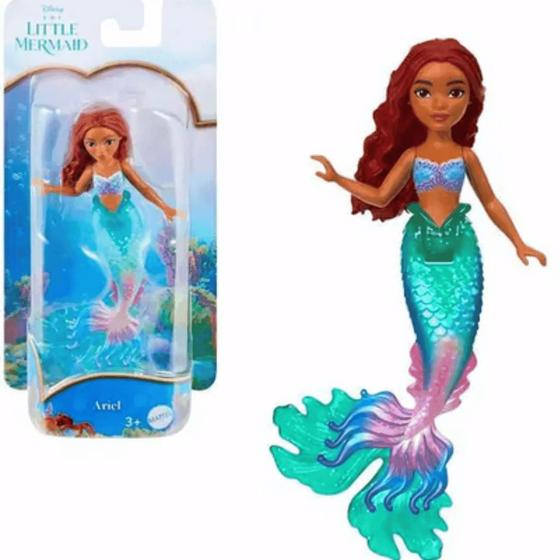Boneca Disney Mini Pequena Sereia Ariel 3+ HNF43 Mattel - Bonecas ...