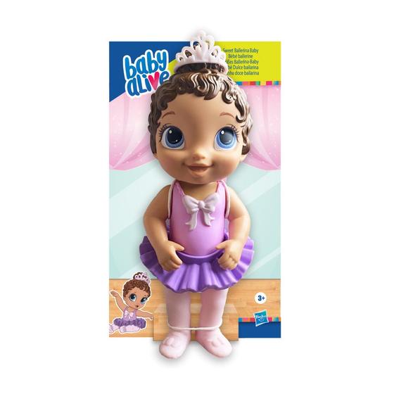 Boneca Doce Bailarina Baby Alive Roxa Morena Hasbro Infantil - Boneca ...