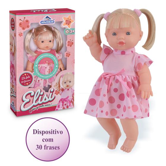 Boneca elisi fala 30 frases - ADIJOMAR BRINQUEDOS - Bonecas - Magazine ...