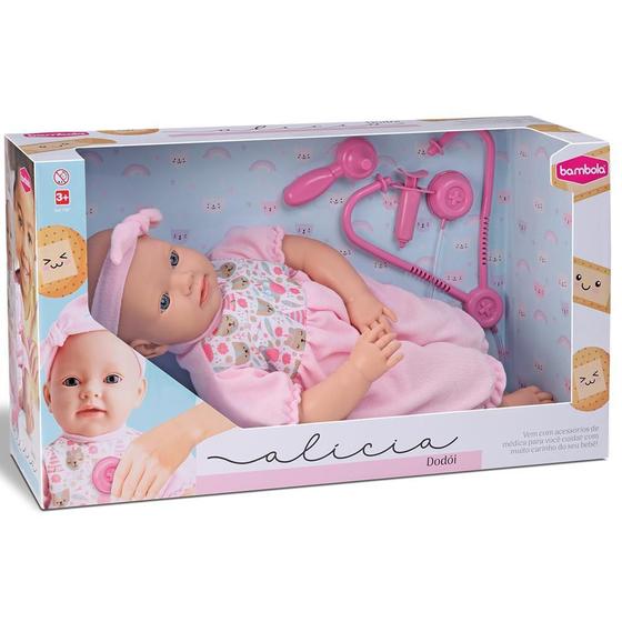 Boneca Estilo Reborn Alícia Dodói - Bambola- 765 - Bonecas - Magazine Luiza