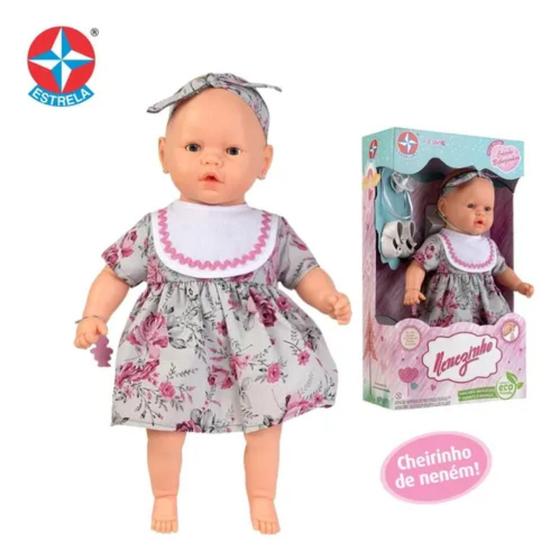 Boneca Estrela Nenezinho Fecha Olhos Chupeta Sapato 44cm - Bonecas ...