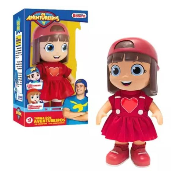 Boneca Gi Aventureira Vermelha Luccas Neto Articulada 27cm - Novabrink ...