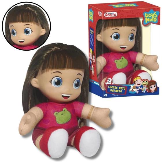 Boneca Gi Neto 23 Cm - Youtuber Figura Versão Mini - Rosita - Rosita ...