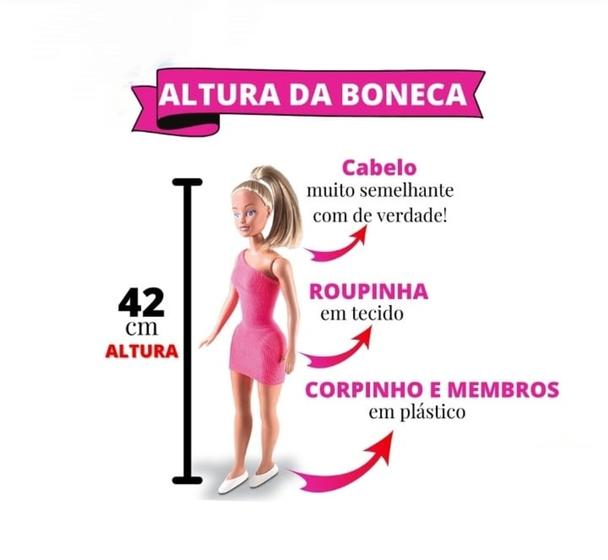 Boneca grande Girls Fashion Doll - Milk Brinquedos - Bonecas - Magazine ...