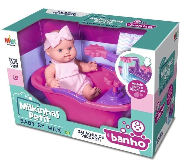Boneca Hora Do Banho Milkinha Com Agua De Verdade/ Babyby - Shopbr ...