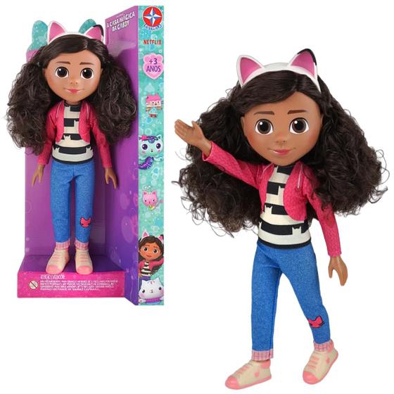 Boneca Infantil A Casa Mágica Da Gabby 39cm Articulada Feita Em Vinil ...