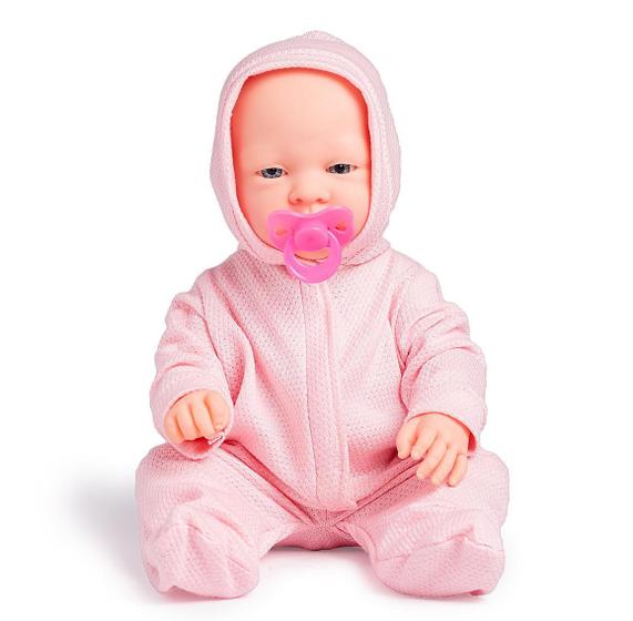 Boneca Infantil Estilo Bebê Reborn Anjo Collection Macacão - Brinquedos ...