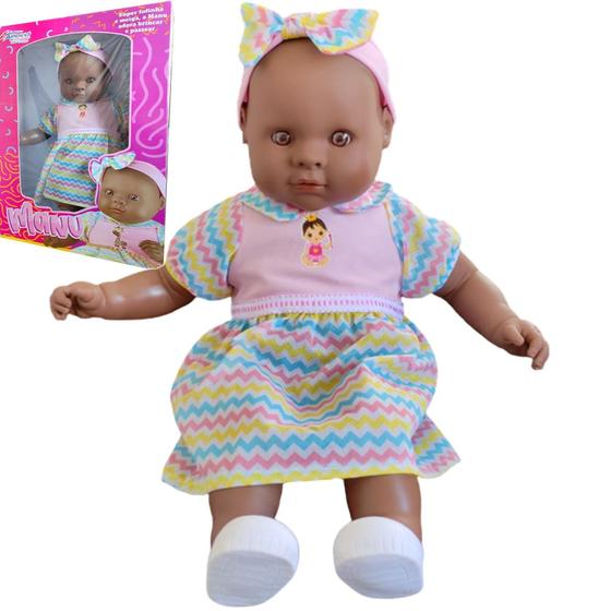 Boneca Infantil Manu Brinquedo Tamanho Real - Apolo - Bonecas ...