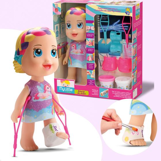 Boneca Infantil Menina Divertoys Brincar de Dodói Médico Enfermeira ...