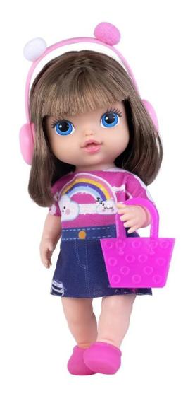 Boneca Influencer Morena Baby Colletion C/ Bolsa, Tênis E Fone - Super ...