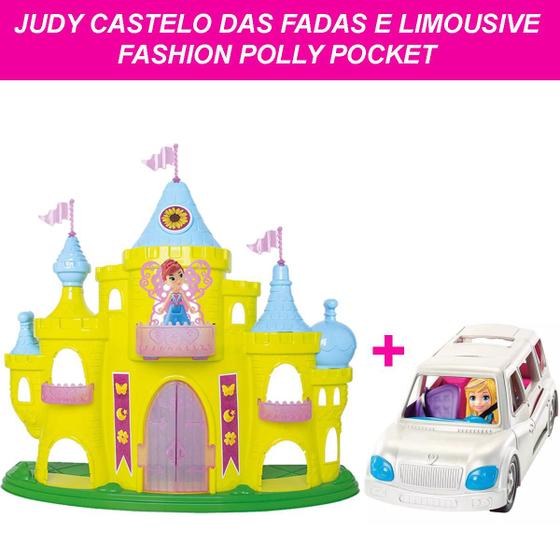Boneca Judy e Polly Pocket Castelo Das Fadas com Limousine - Mattel ...