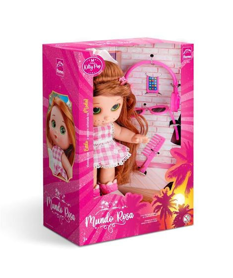 Boneca Kilty Pop Mundo Rosa Vinil Roma - Bonecas - Magazine Luiza