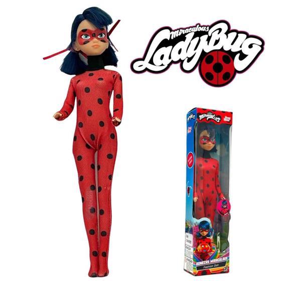 Boneca Ladybug Miraculous 30cm Original Fashion Doll Joaninha Super ...