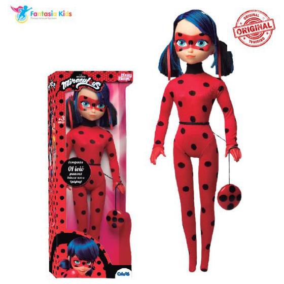 Boneca Ladybug Miraculous 53 cm Brinquedo Articulada - Rosita - Bonecas ...