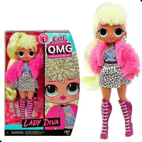 Boneca LOL Surprise OMG Outrageous Millennial Girls Lady Diva C ...