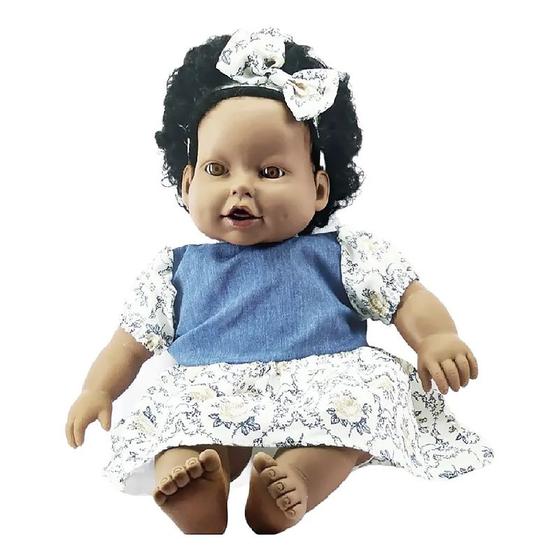 Boneca Mariana Negra - 0851 - Bee oys - ROTOBRINQ / BEE TOYS - Boneca ...