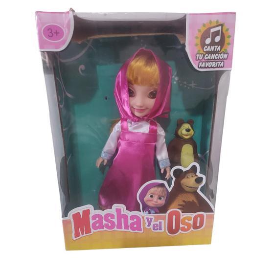 Boneca Masha Eo Urso Articulada Musical Canta Personagem - Mashaeo urso ...