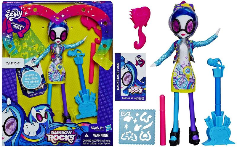 Boneca Menina Equestria Girls Dj Pon-3 E Acessórios - Rainbow Rocks - My Little Pony - Hasbro ...