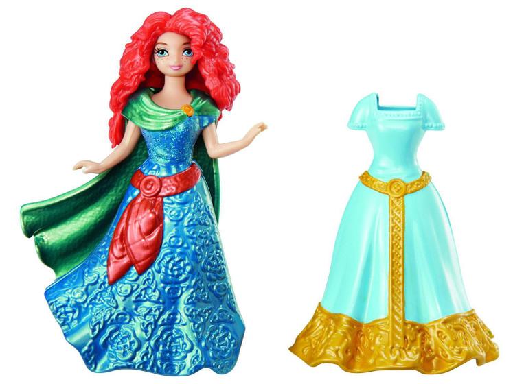 Boneca Merida Disney Kit Mini Princesa - com 2 Vestidos - Mattel ...