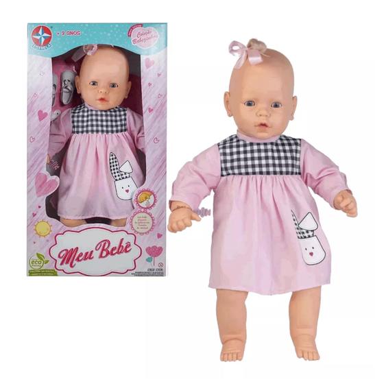Boneca Meu Bebe Grande Com Cheirinho - Estrela 7896027553390 - Bonecas ...