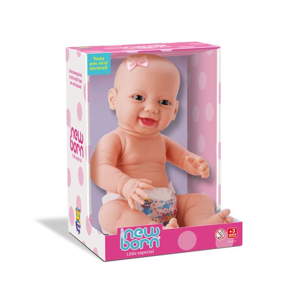 Boneca Mini Bebê Reborn New Born Little Divertoys - Bonecas - Magazine ...