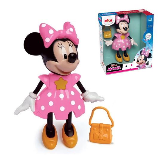 Boneca Minnie Conta História Elka Disney Junior Brinquedo - Bonecas ...