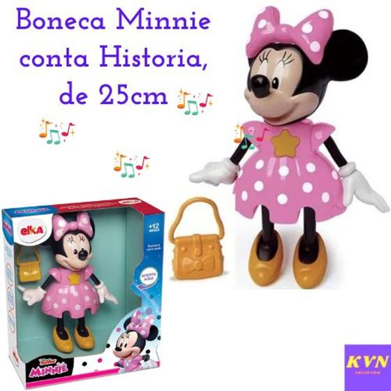Boneca Minnie Conta História - Fala Frases - Disney Elka - ELKA ...