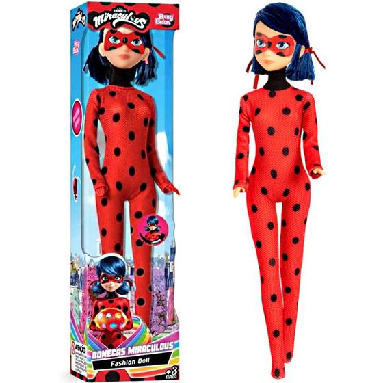 Boneca Miraculous LadyBug Grande 31cm Articulada Fashion Doll - Baby ...