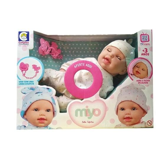 Boneca Miyo Menina C/ Sons E Roupas Sortidas - Cotiplás 2391 - Cotiplas ...