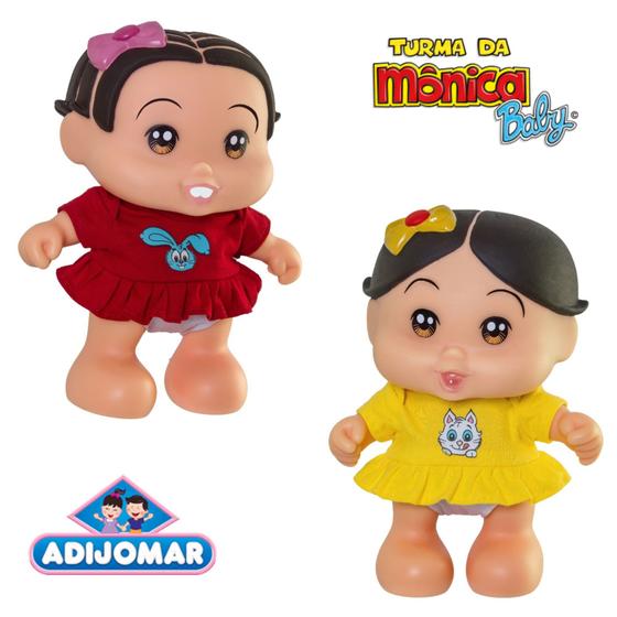 Boneca Monica + Magali Turma Da Monica Baby fala Frases - Adijomar ...