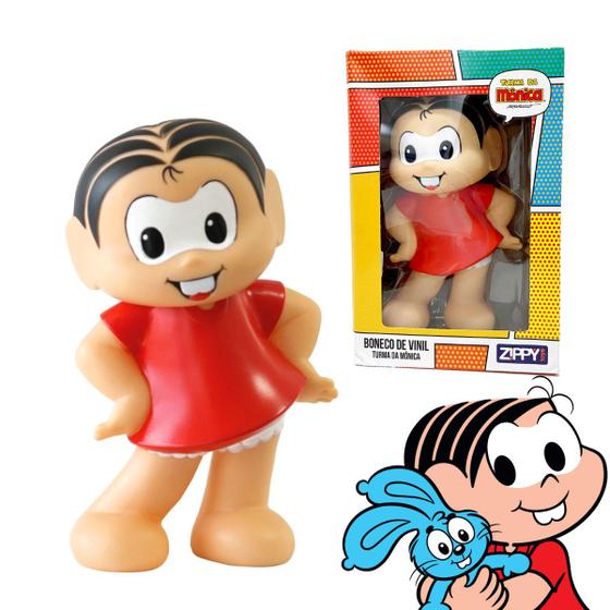 Boneca Mônica Turma da Mônica Vinil 18 cm Zippy Toys - Bonecos ...