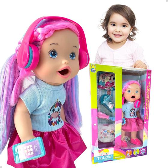 Boneca My Little Collection Descolada Com Fone De Ouvidos - DiverToys ...