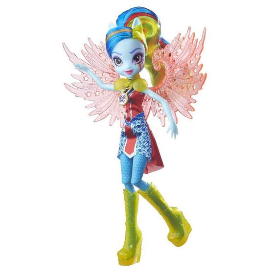 Boneca My Little Pony Equestria Girl Luxo Loe Pony Up - Rainbow Dash - Hasbro - Bonecas ...