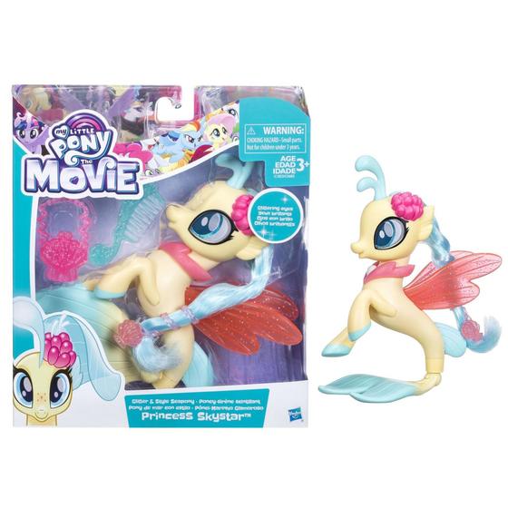 Boneca My Little Pony Sereias Princess Skystar Hasbro C0683 - Bonecas - Magazine Luiza