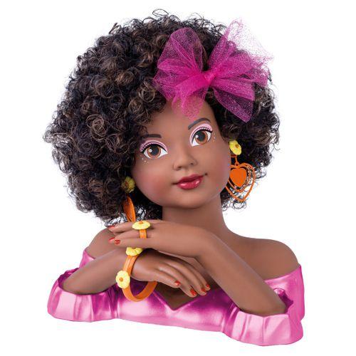 Boneca Negra p/ Pentear Charmosa as meninas vai se divertir muito ...
