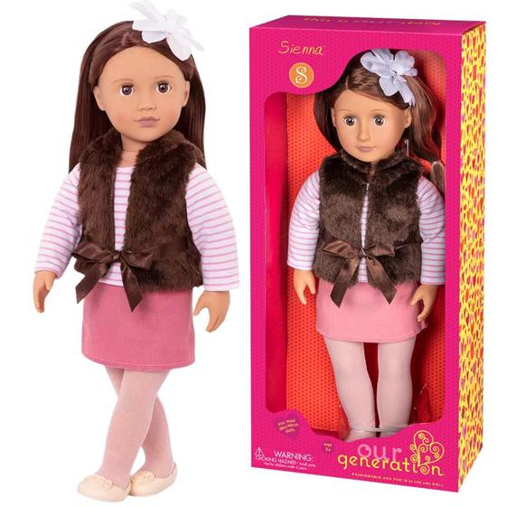 Boneca Our Generation Sienna C/ Acessórios Infantil 46Cm - CANDIDE ...