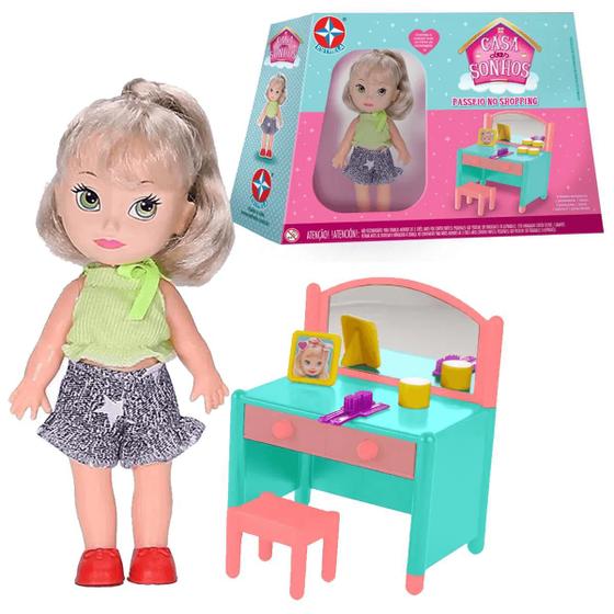 Boneca Passeio No Shopping Coleção Casa Dos Sonhos Estrela Bonecas Magazine Luiza