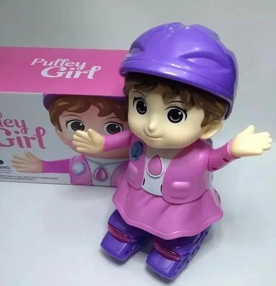 Boneca Patinadora Musical Com Luz Dança Bate E Volta - toys - Bonecas ...