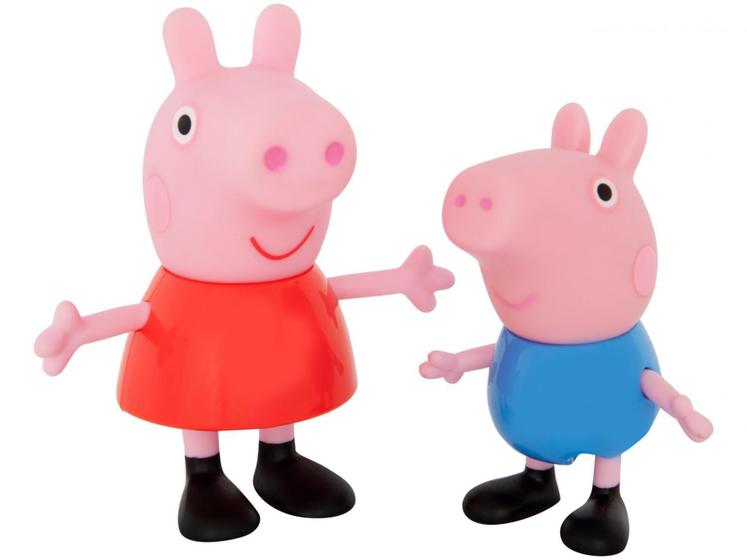 Boneca Peppa Pig Peppa e George - Hasbro - Bonecos - Magazine Luiza