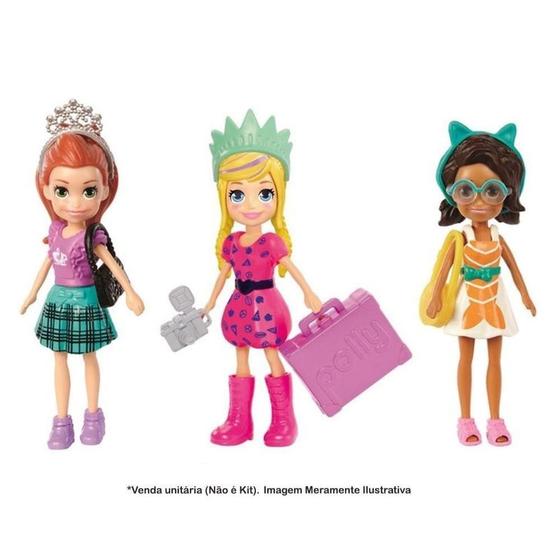 Boneca polly pocket sortida kit fashion de viagem - mattel - Boneca ...