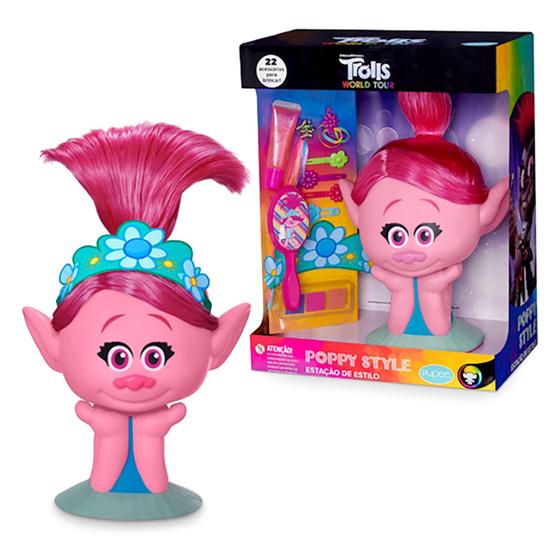 Boneca Poppy Rainha Dos Trolls 30 Cm Original - Dreamworks - Pupee ...